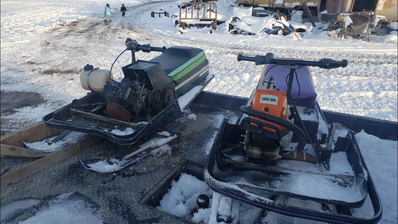 Arctic Cat kitty cat snowmobile powered by Stihl ms660 chainsaw engine ...