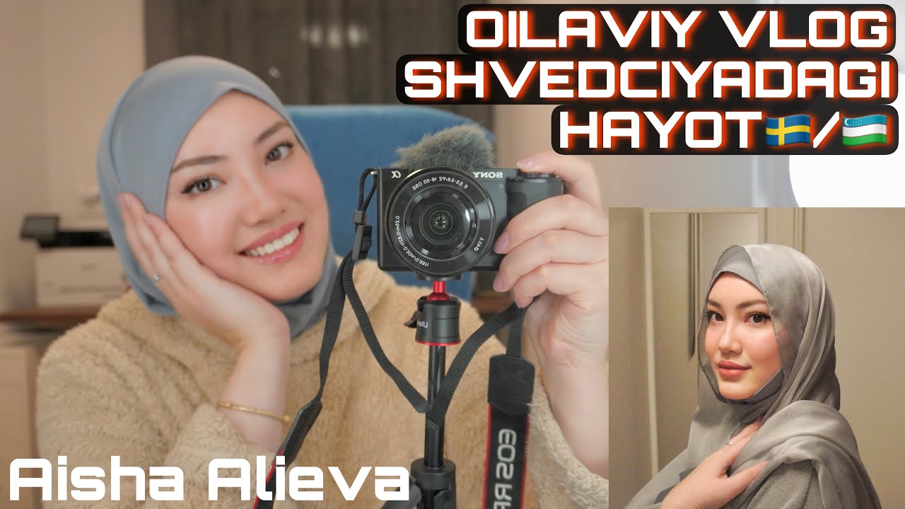 BIZNING SHVEDCIYADAGI HAYOTIMIZ📷 AISHA ALIEVA YOUTUBEGA QAYTI💞ONAJONIM OVQAT QIBERDILA☕️ VLOG🇸🇪 ...