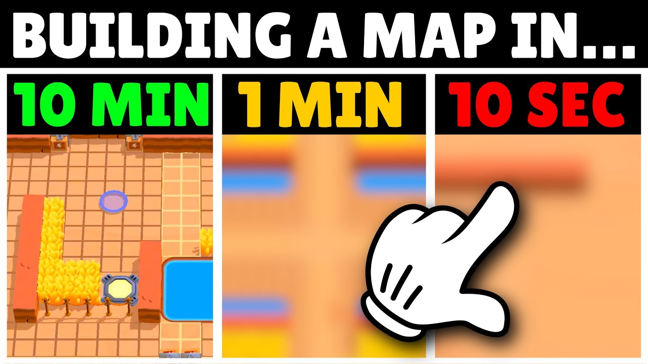 Speedy Map Maker Challenge! | 10 Minutes VS 1 Minute VS 10 Seconds ...