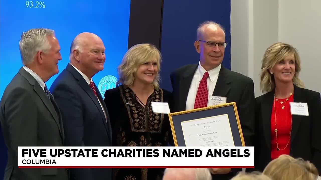 Five Upstate charities named angels - YouTube