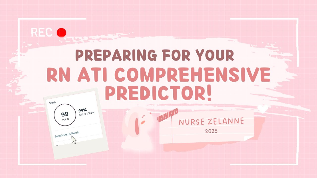 How I Passed the RN ATI Comprehensive Predictor 2024-2025 (Study Plan ...