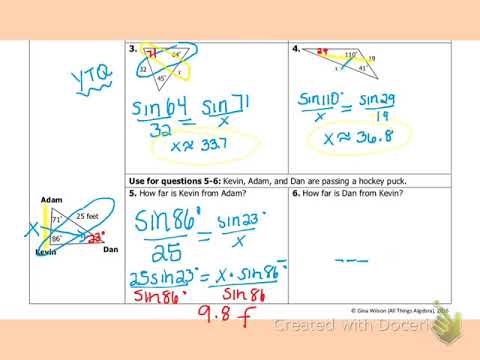 Algebra 2 "Law of Sines" - YouTube