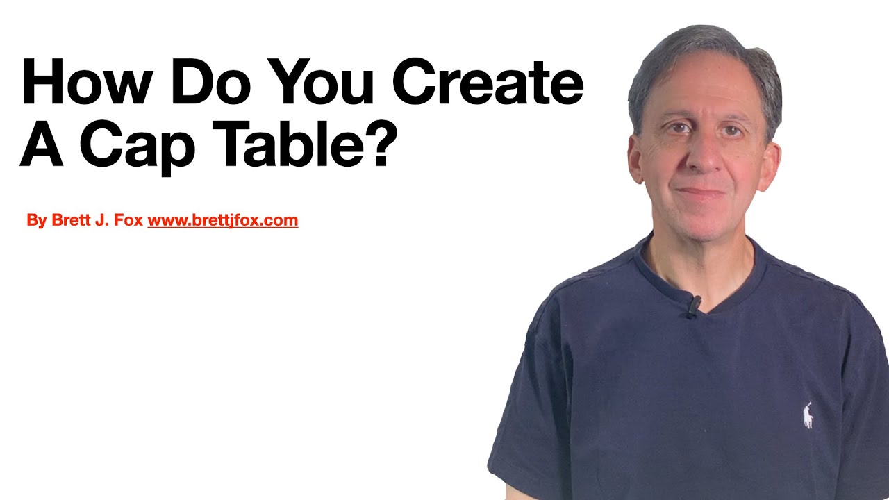 How Do You Create A Clean Cap Table? - YouTube