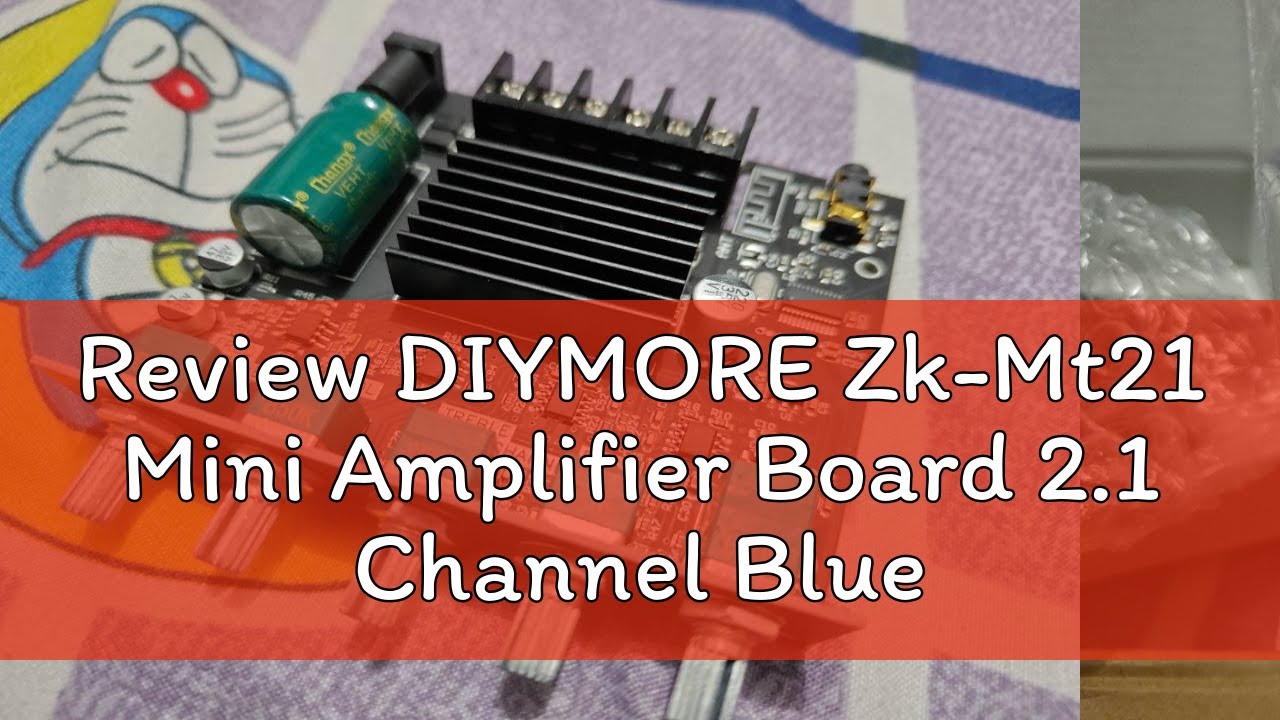 Review DIYMORE Zk-Mt21 Mini Amplifier Board 2.1 Channel Bluetooth 5.0 ...