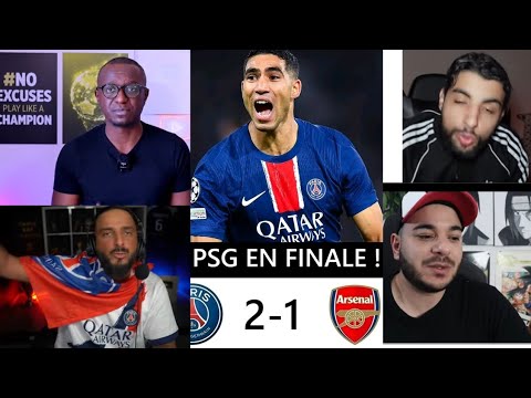 PSG2/1ARSENAL: LES RÉACTIONS... - YouTube