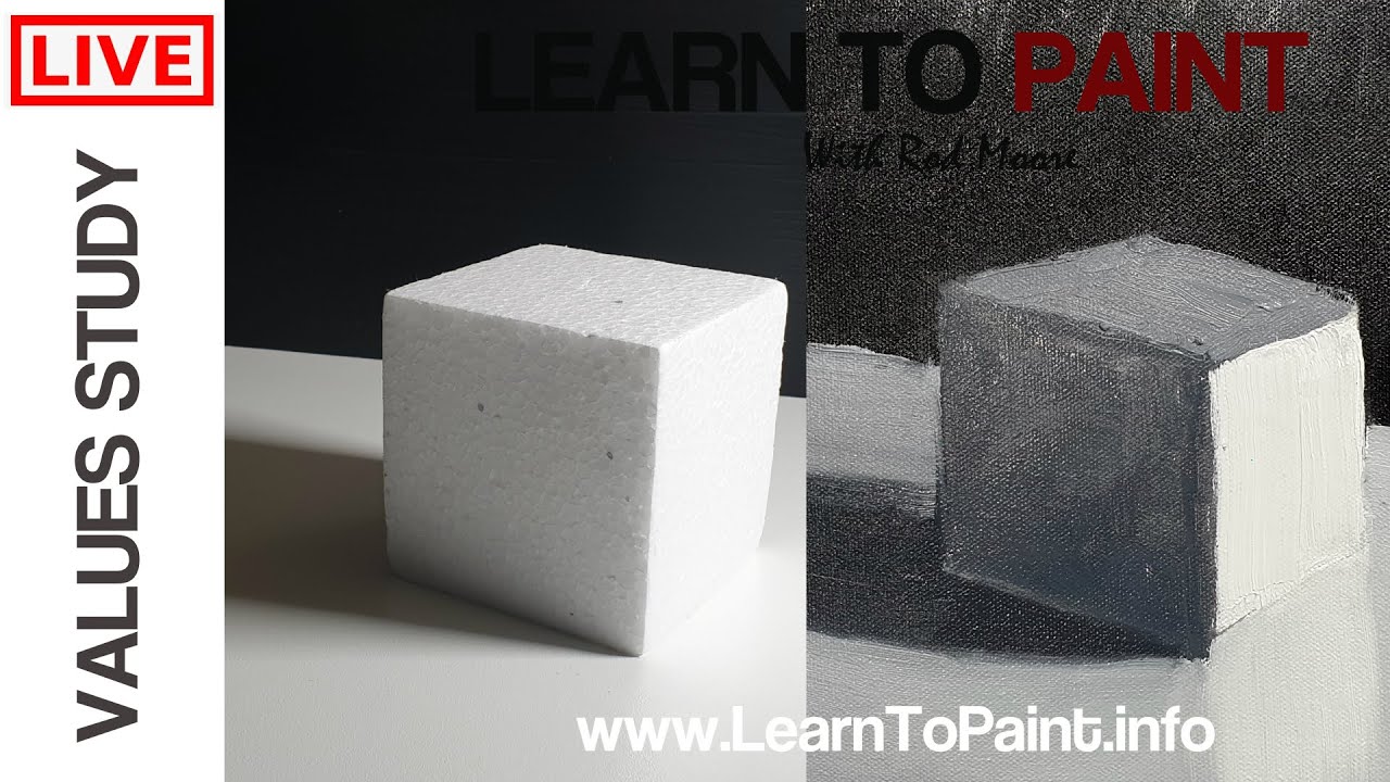How To Do A 5 Values Study In Oils or Acrylic Paint - YouTube