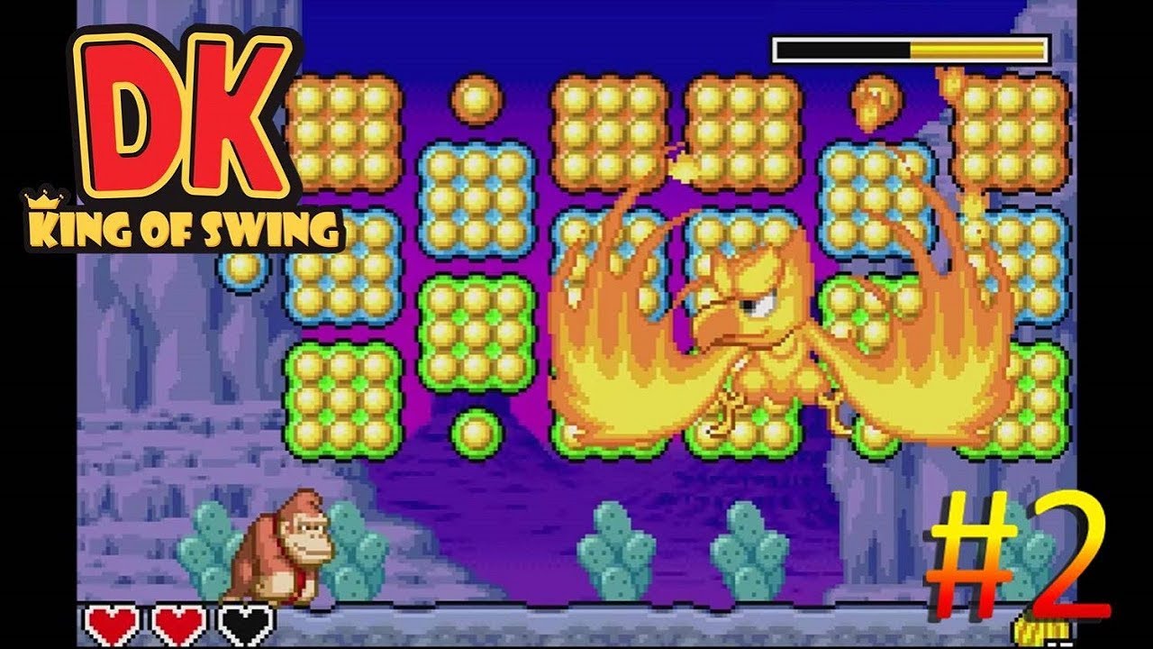 DK: King of Swing - Fire Necky Boss Fight - YouTube