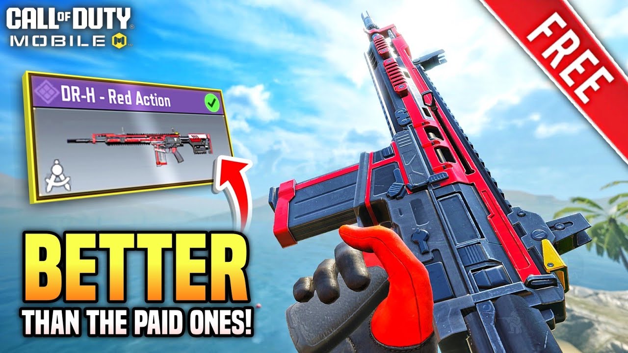 Free DRH - Red Action is way better than the paid ones in CODM - YouTube