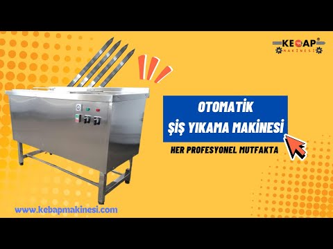 Restoranlar İçin Devrim Yaratan Otomatik Şiş Yıkama Makinesi #kebap #bbq #skewers