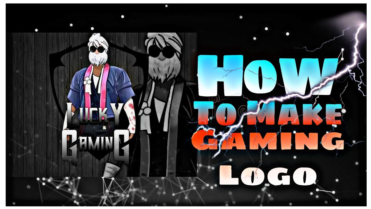 How to make a Gaming Logo | Lucky Gaming - YouTube