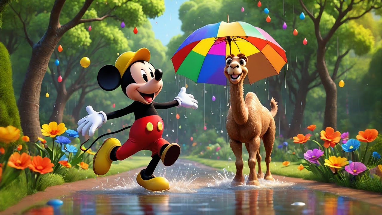 Mickey Mouse and the Camel's Rainy Day Adventure!🌧️🐭🐪 - YouTube