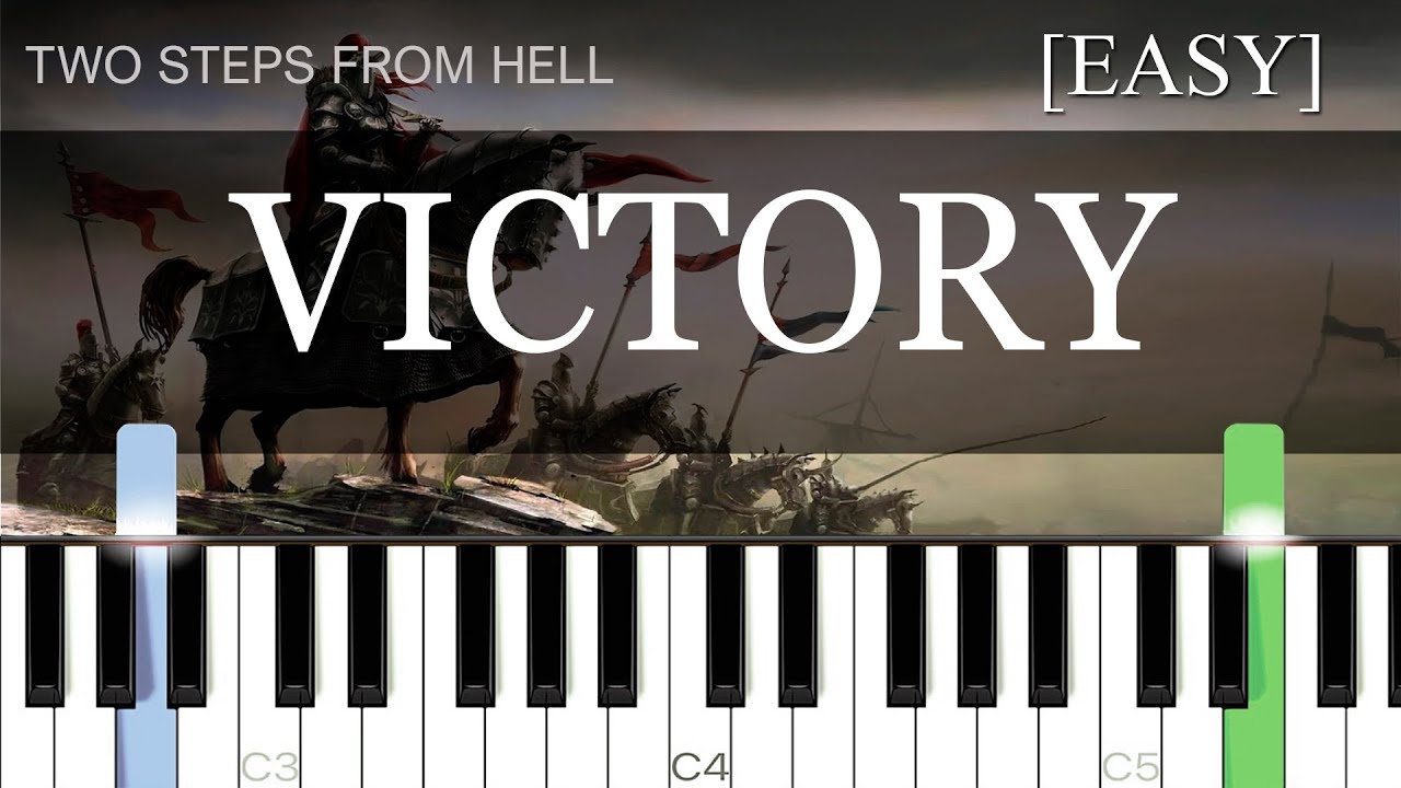 Victory - Two Steps From Hell (EASY) | Piano Tutorial (Sheet Music + MIDI) 🔥 - YouTube