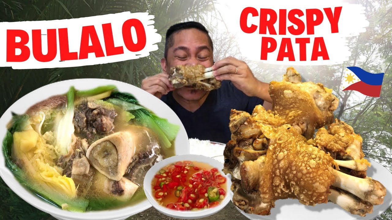 BULALO at CRISPY PATA!!! Filipino Food. Mukbang! Pinoy Mukbang. Kaing ...