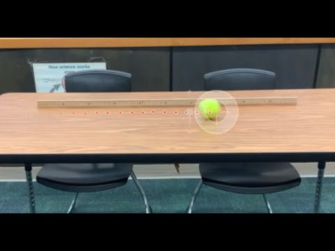 Vernier Video Physics part 1: Ball Rolling Across a Level Table - YouTube