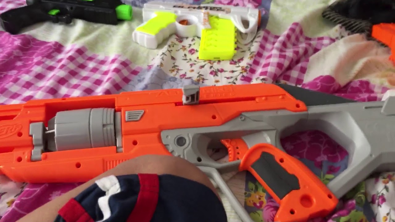 Nerf gun show - YouTube