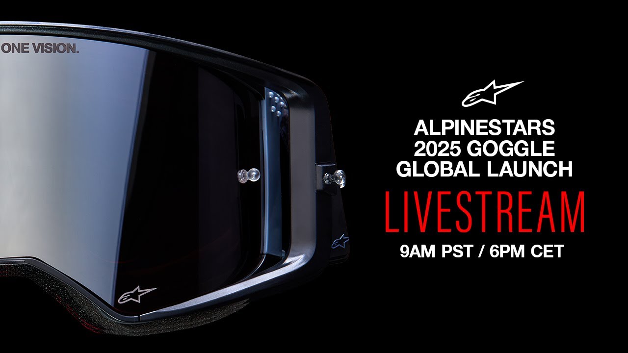 Alpinestars 2025 Goggle Collection Livestream - YouTube