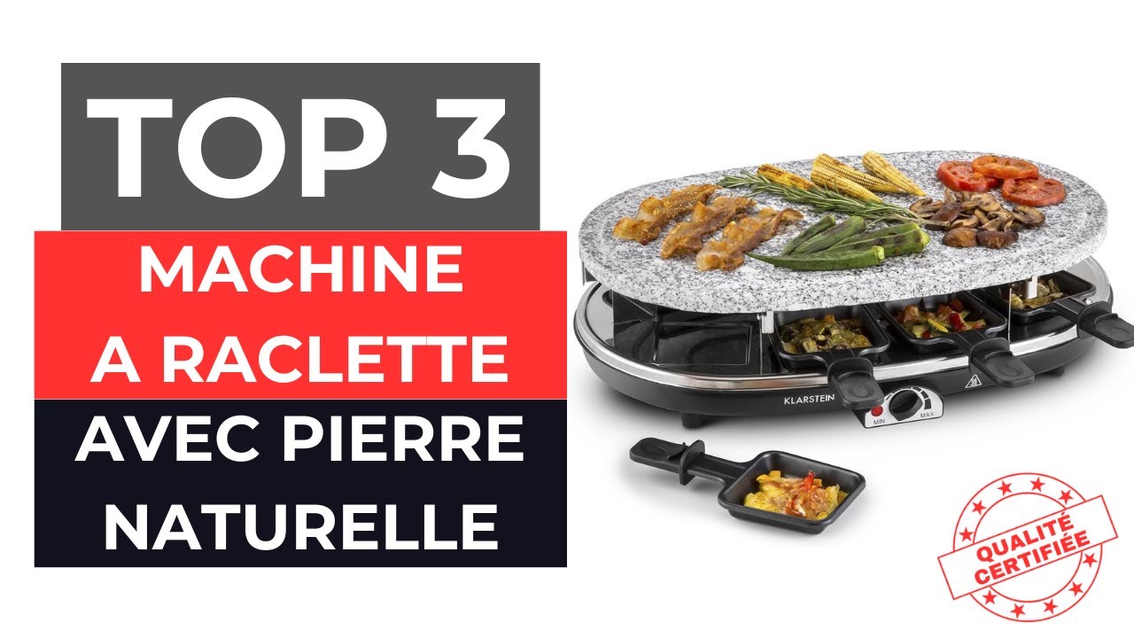 TOP 3 Appareil à raclette avec pierre naturelle 2024 - YouTube