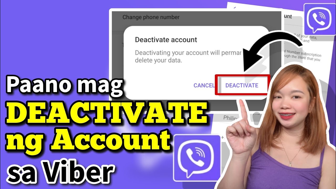 PAANO MAGDEACTIVATE NG ACCOUNT SA VIBER | DEACTIVATE VIBER ACCOUNT ...