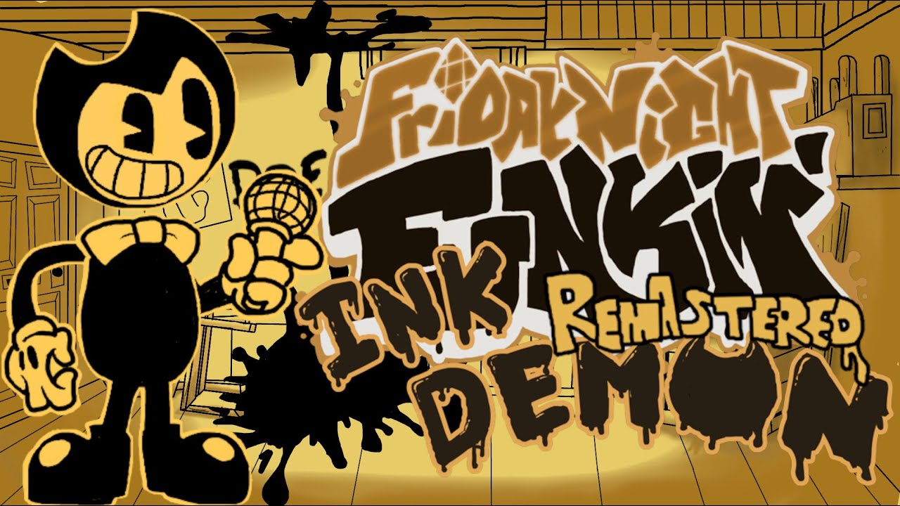 Friday Night Funkin' VS Ink Demon Remastered 1 Week (FNF Mod) (Bendy ...