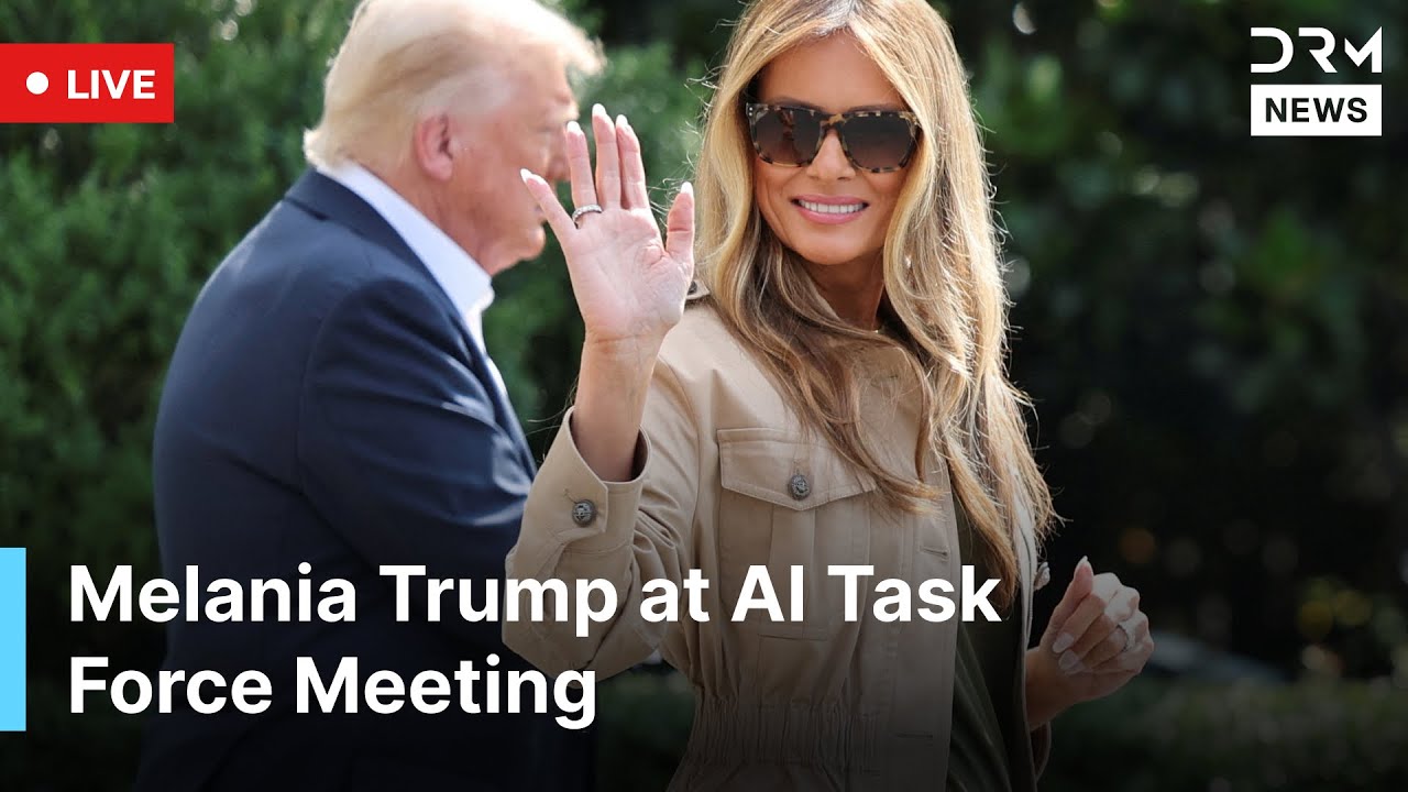 LIVE: Melania Trump Joins AI Task Force Meeting at White House | AC1G ...