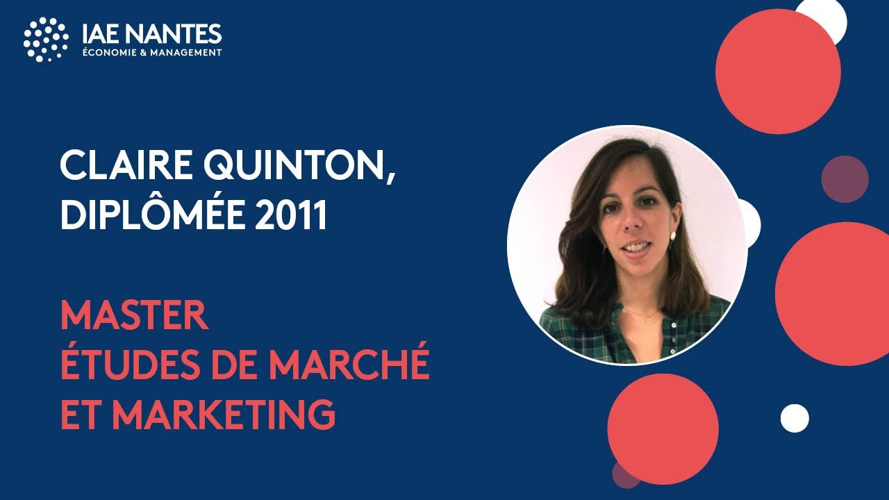 [Témoignage] Claire Quinton, diplômée 2011 du master études et actions ...