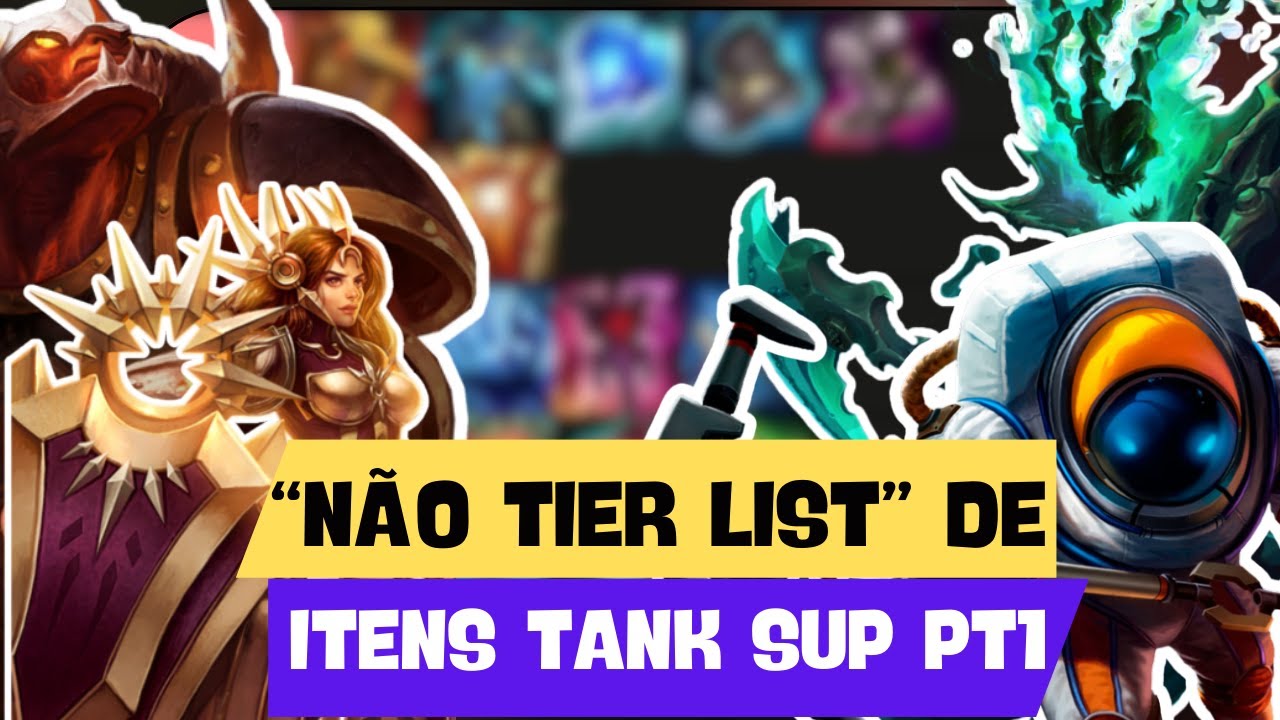 N TIER LIST de ITENS para SUPORTE TANK PARTE 1 - LoL Wild Rift Gameplay ...