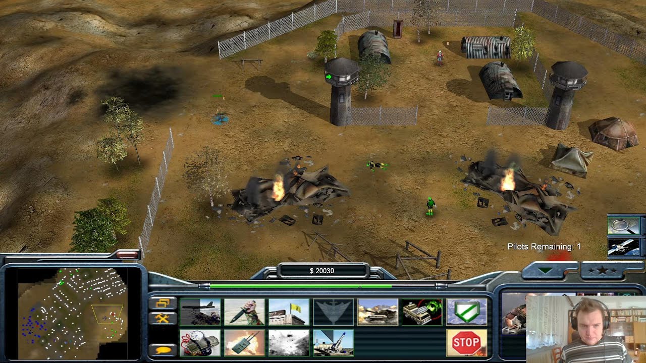 Command & Conquer: Generals Zero hour USA campaign 3 mission using beng lazer demo nuke mod ...