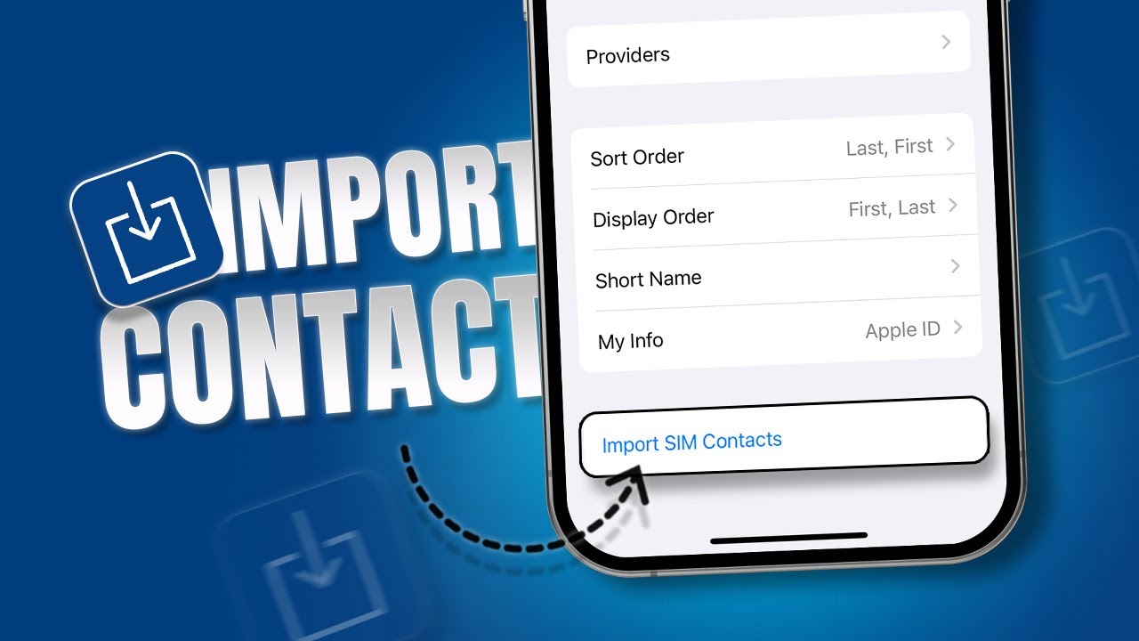 How to Import Contacts from SIM card to iPhone | Transfer SIM Contacts ...