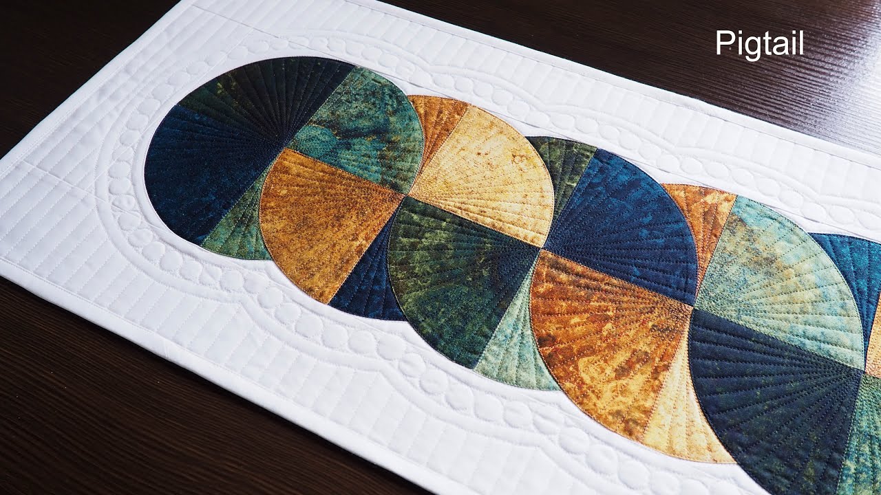 Pigtail & Drunkards Path Patchwork Tutorial - YouTube