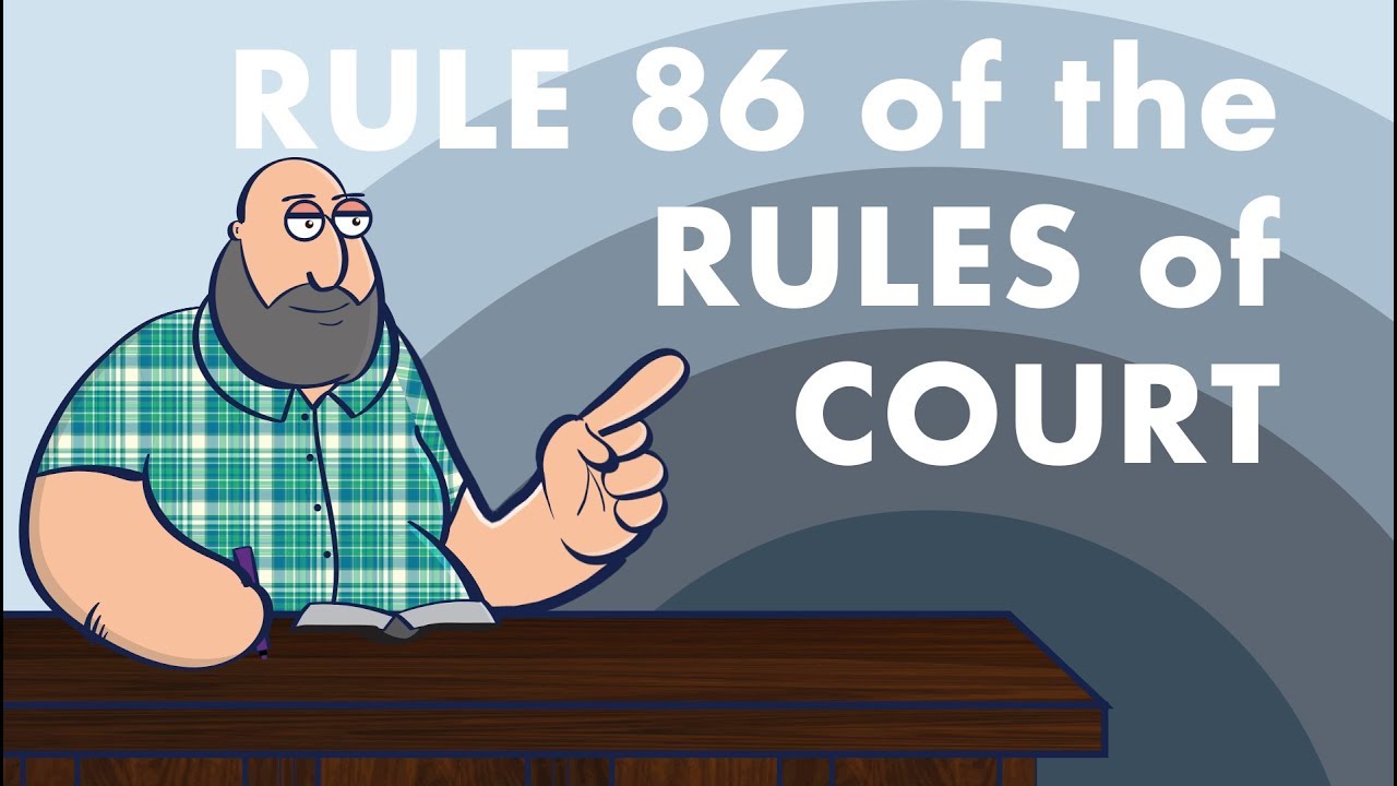 Rule 86 of the Rules of Court [SPECIAL PROCEEDINGS] - YouTube