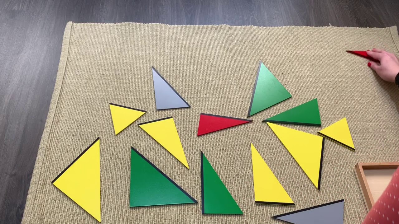 Triángulos Montessori 1 - YouTube