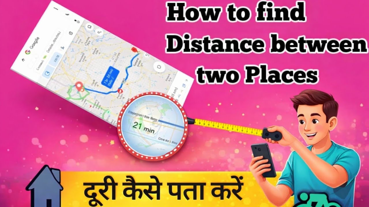 How to find distance between two places by google map 2021 GOOGLE MAP ...