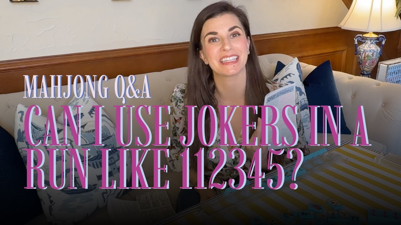 Mahjong Q&A: Can I Use a Joker in a Run Like 112345? - YouTube