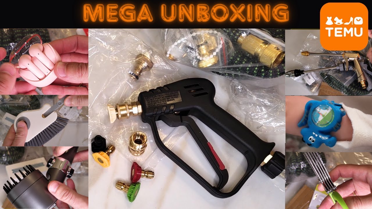 TEMU MEGA UNBOXING!!!! - YouTube