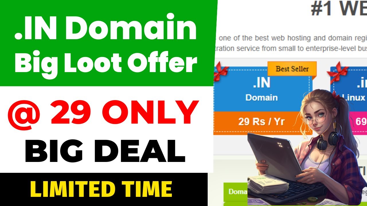 .In Domain Offers At ₹29 Only 🤑 Get Almost FREE IN Domains (Loot) - YouTube