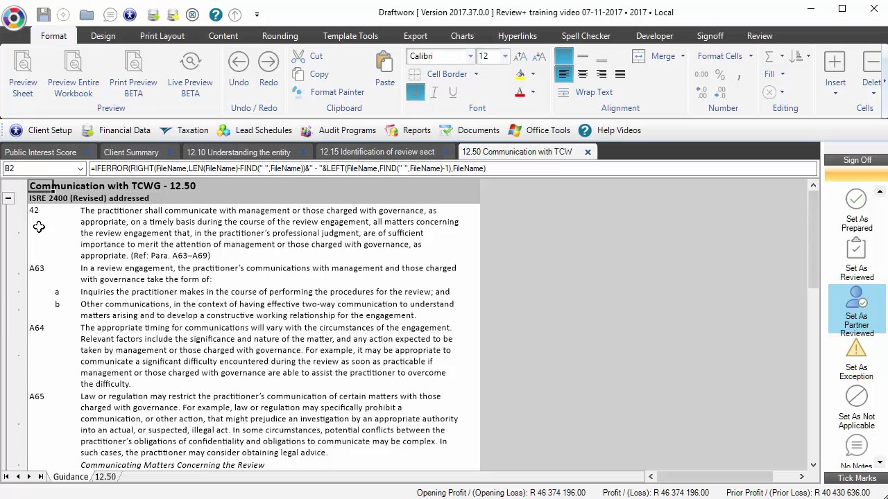 12 50 Communication with TCWG - YouTube