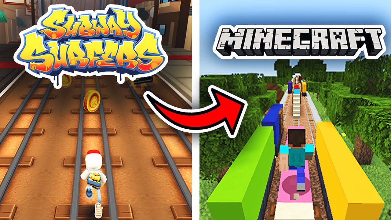 Minecraft: Subway Surfers Edition! - YouTube