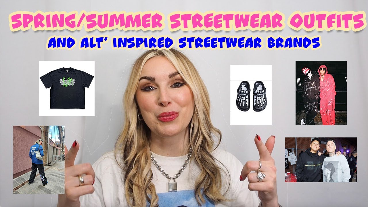 Streetwear outfits and alt inspired streetwear brands I love. - YouTube