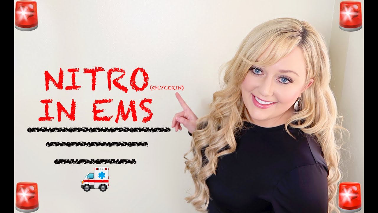 EMT/Paramedic Medication Notecards || Nitroglycerin - YouTube