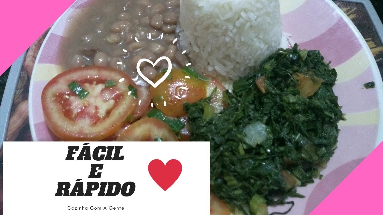 MEU ALMOÇO MOSTARDA REFOGADA FÁCIL E RÁPIDO/ Cozinha Com A Gente - YouTube