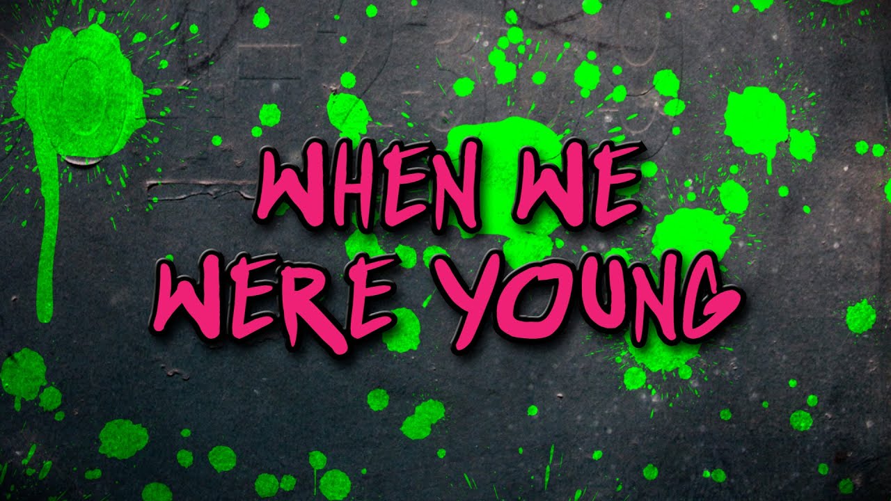 When We Were Young [Lyric Video] Anndy Negative - YouTube