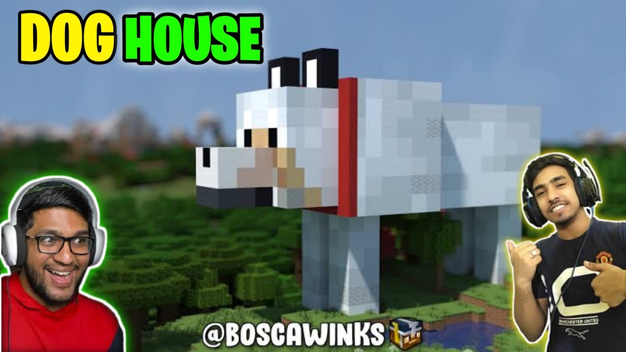 FINALLY I MADE DOG HOUSE IN MINECRAFT #19 - YouTube
