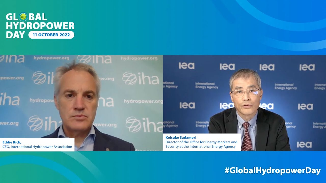 Global Hydropower Day: in conversation with Keisuke Sadamori, IEA - YouTube
