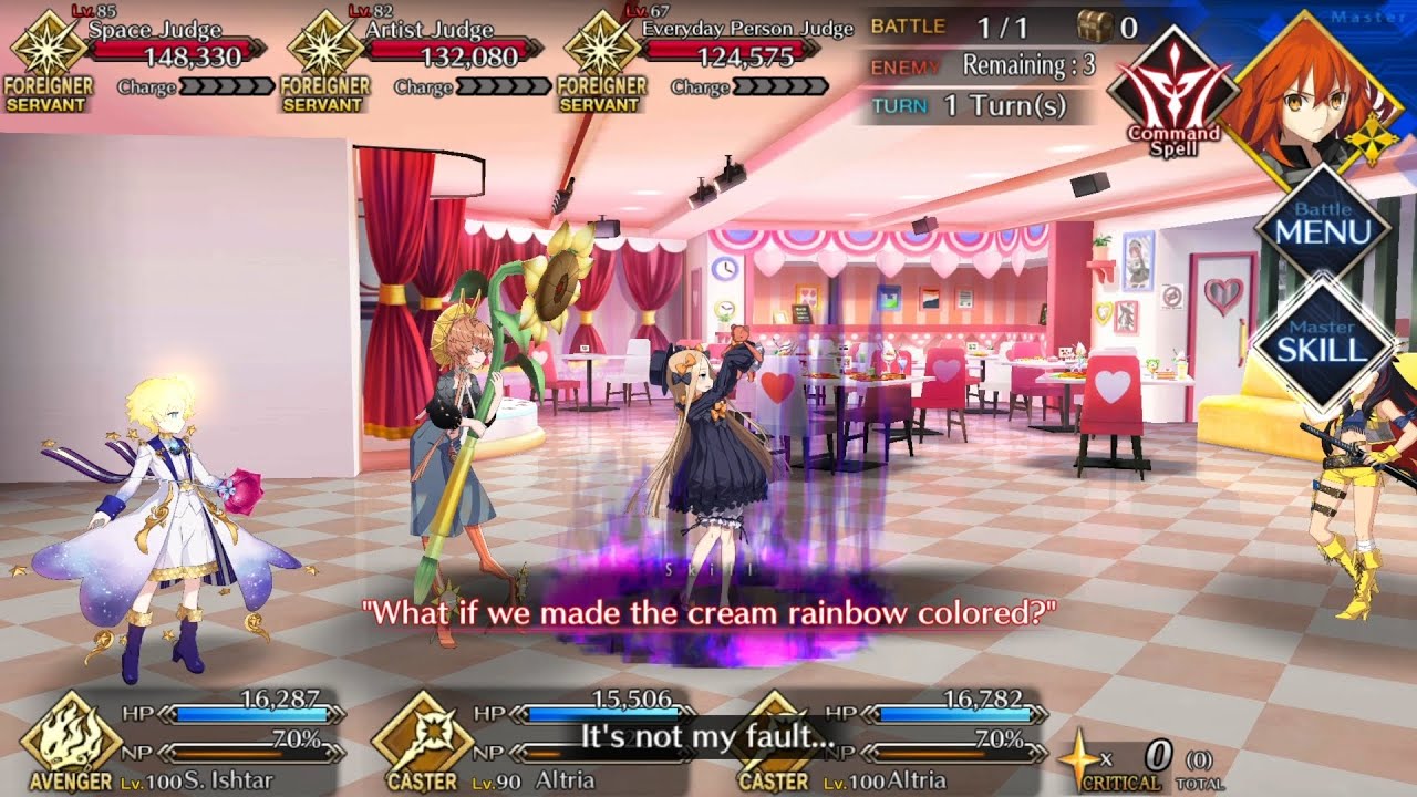 Fate/Grand Order part 1736: Cooking Exercises I-VI - YouTube