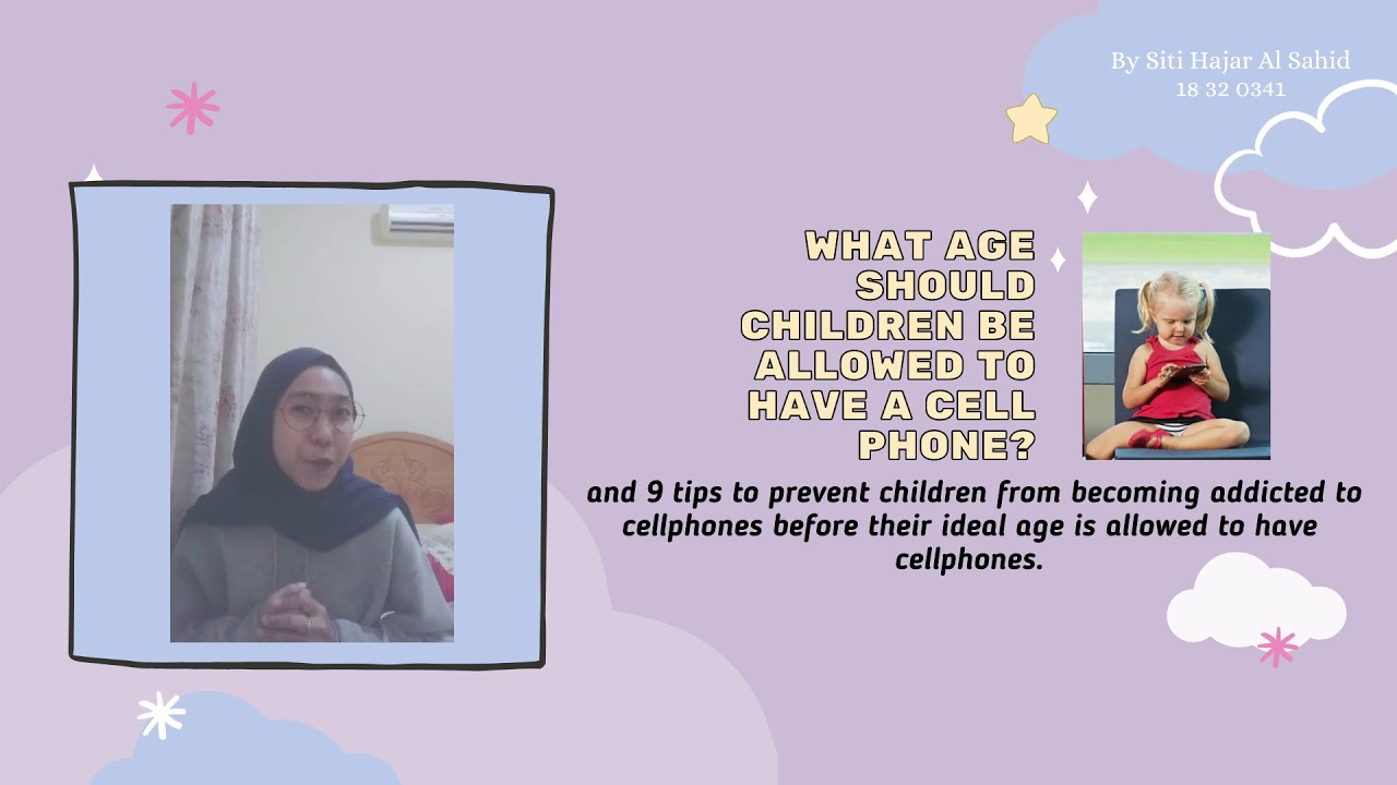 What Age Should Children Be Allowed To Have A Cell Phone YouTube