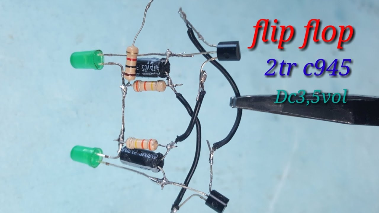 lampu flip flop sederhana 2tr c945 sngat simple - YouTube