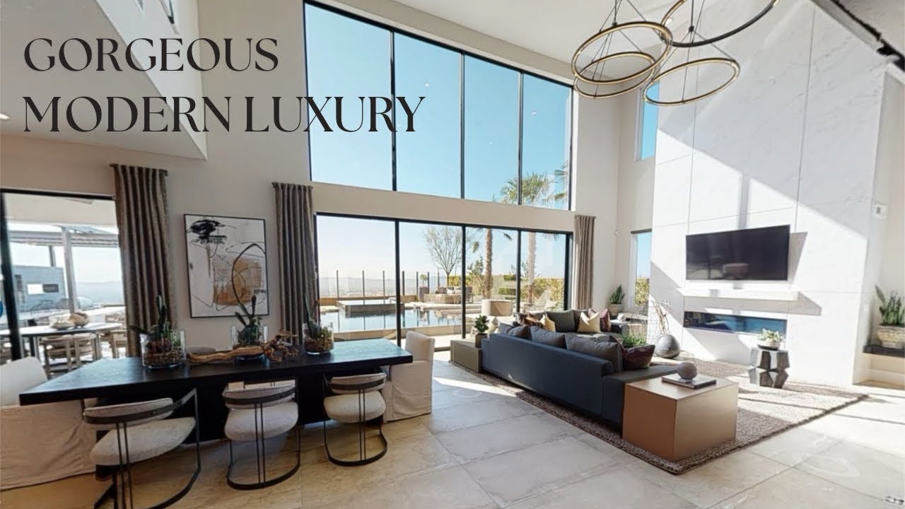 Beautiful Toll Brothers Modern House Tour, Modern Model Home Tour - YouTube