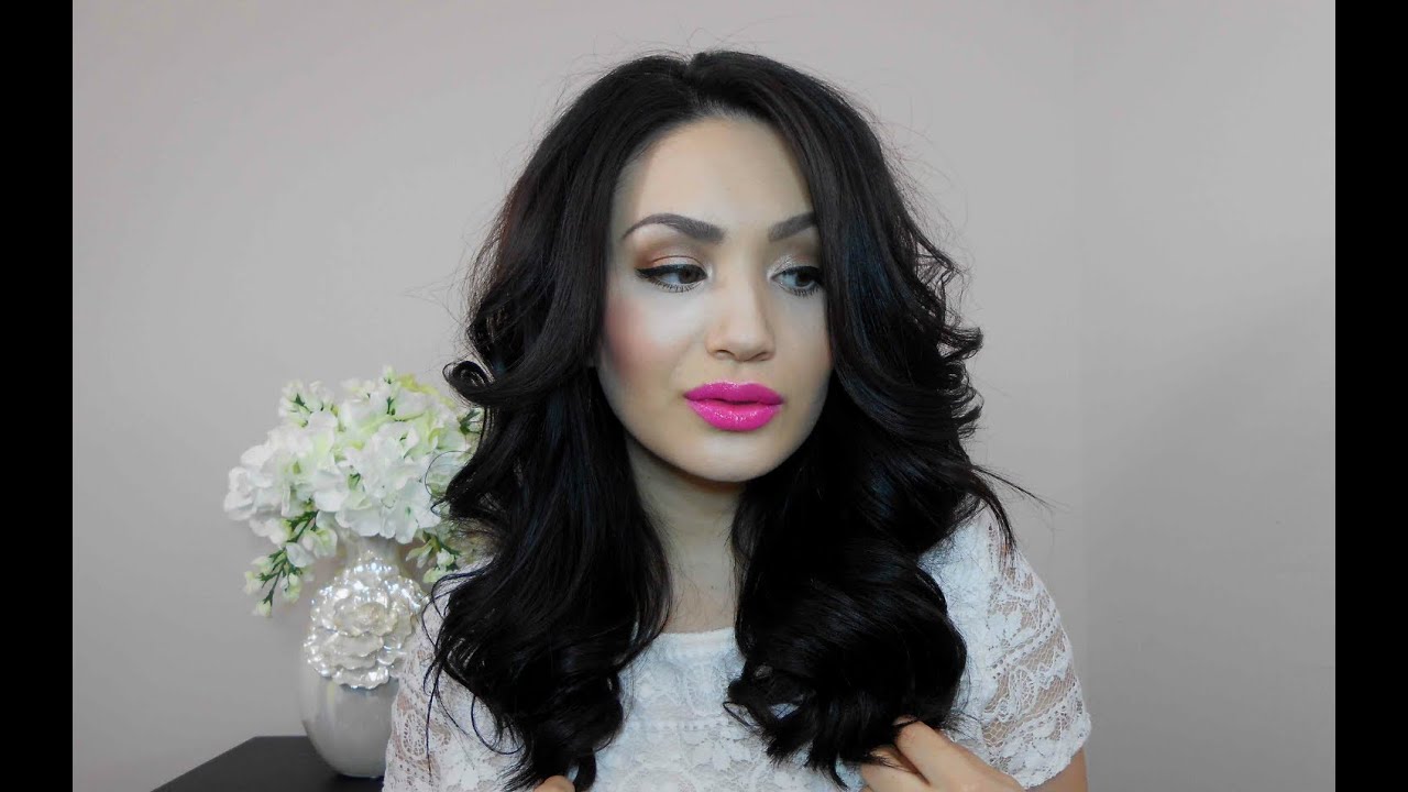 Big Voluminous Hair Tutorial - YouTube