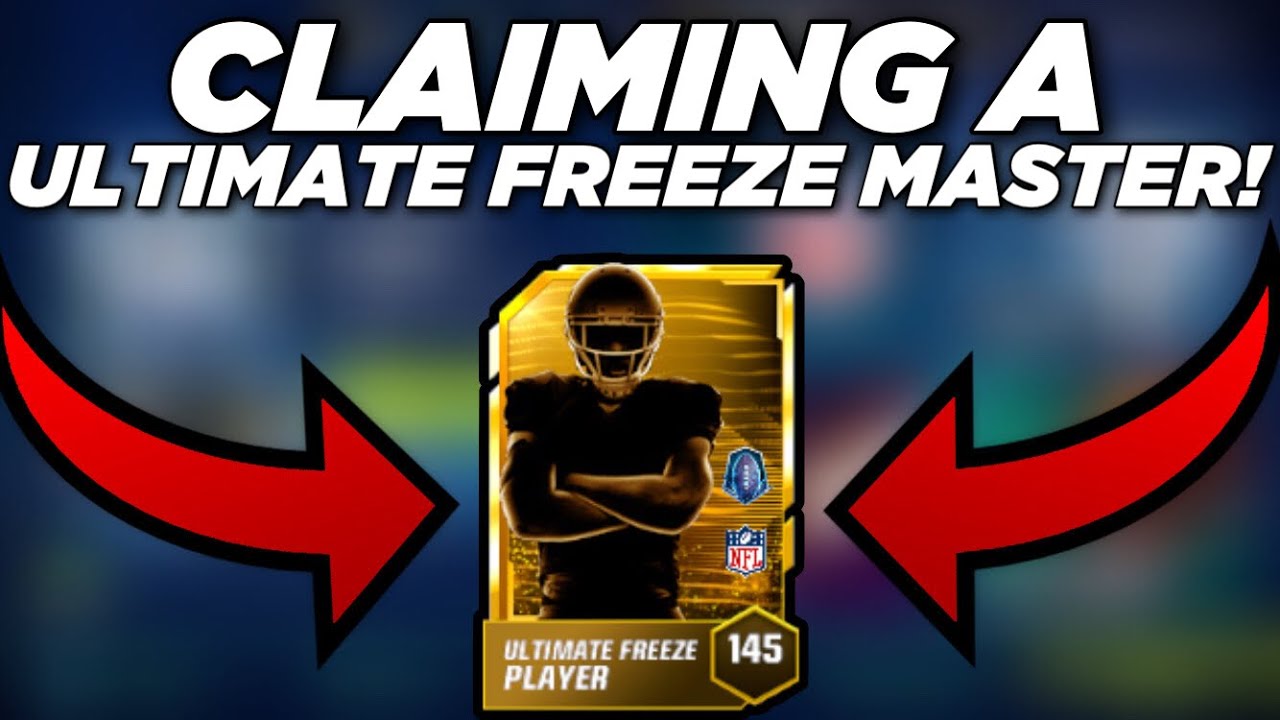 CLAIMING A ULTIMATE FREEZE MASTER! 145 ICONIC PLAYER! Madden Mobile 23 - YouTube