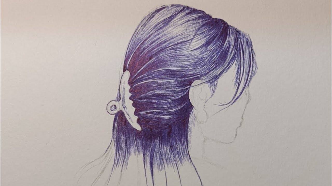 Portrait drawing with Pen| | Highlight | ASK_arts - YouTube
